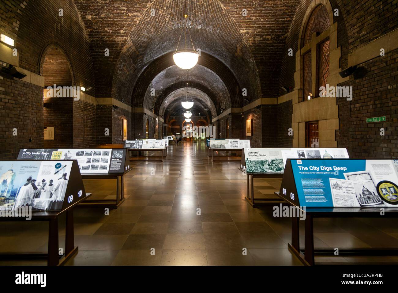 Lutyens Crypt, Liverpool Metropolitan Cathedral. Liverpool, England, UK ...