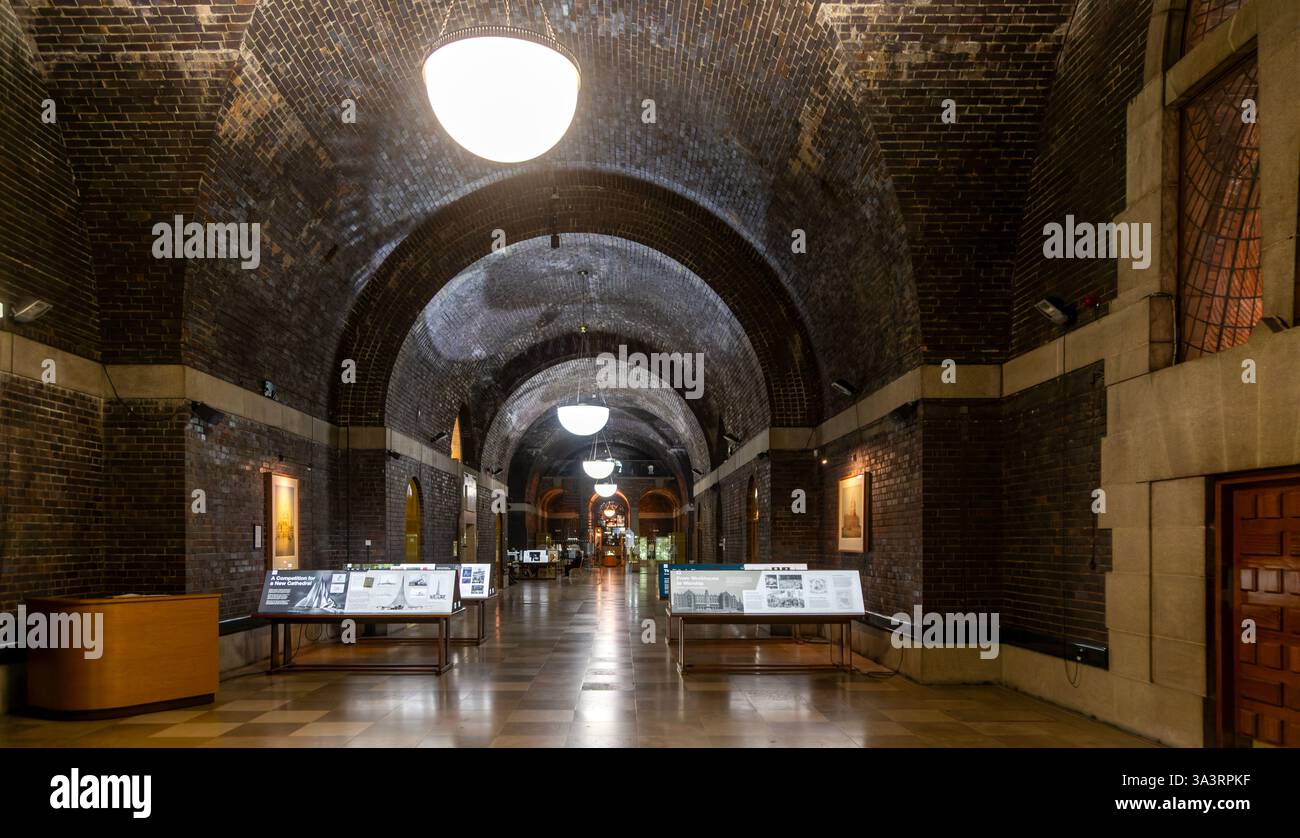 Lutyens Crypt, Liverpool Metropolitan Cathedral. Liverpool, England, UK ...