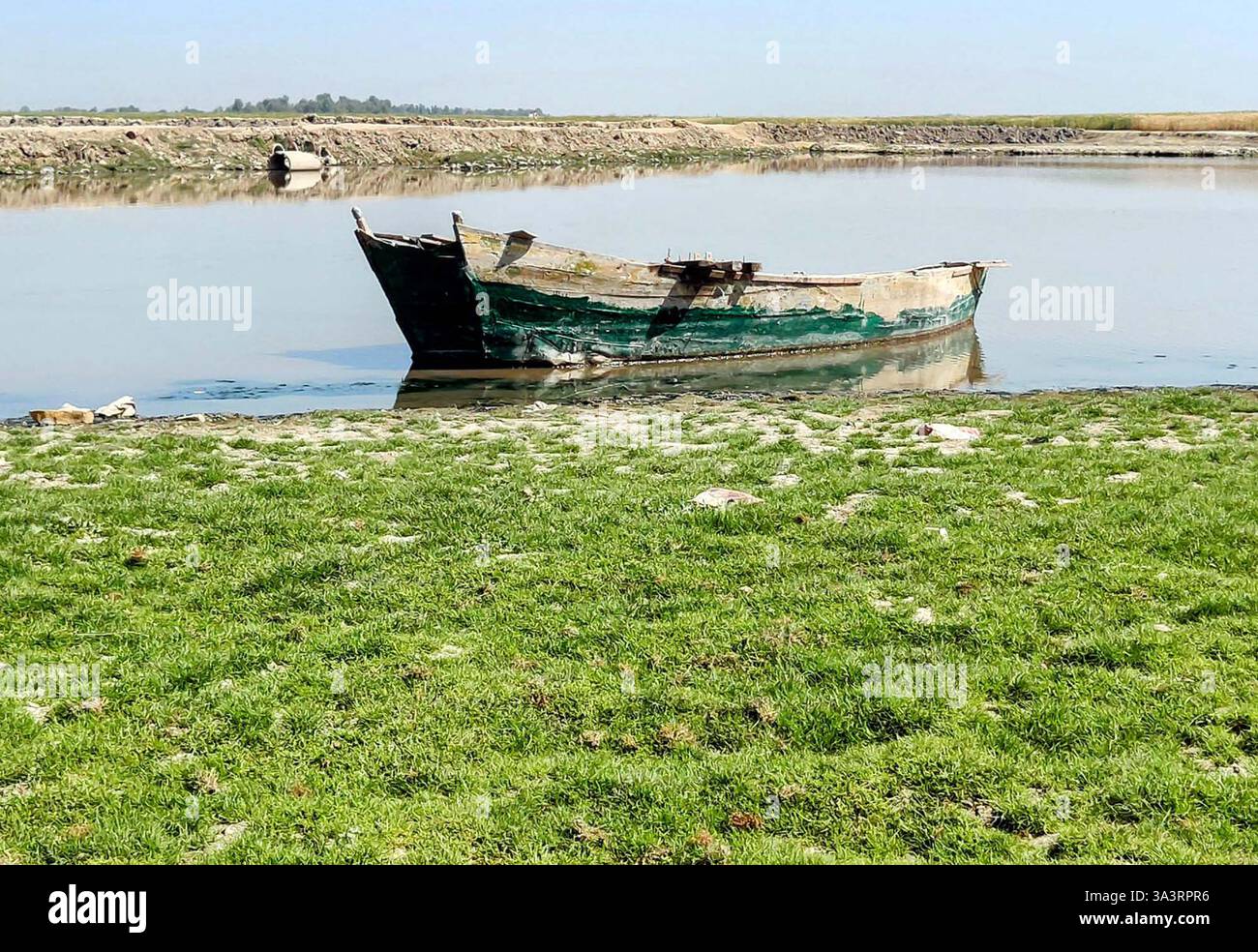 SUKKUR, PAKISTAN, MAR 17: View of dried part of Indus River as the ...