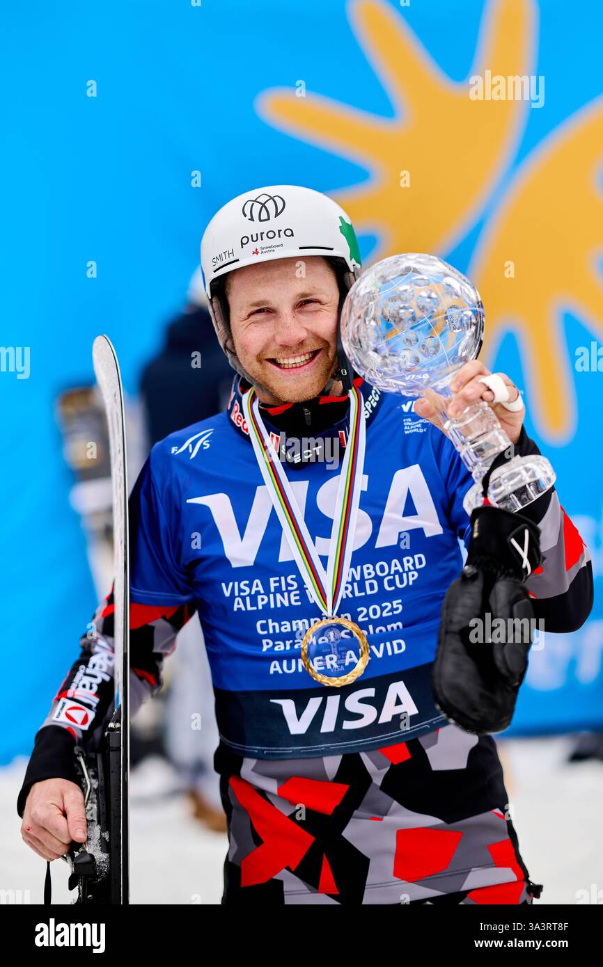 WINTERBERG, GERMANY - 15 MARCH, 2025: AUNER Arvid, AUT - VISA FIS ...