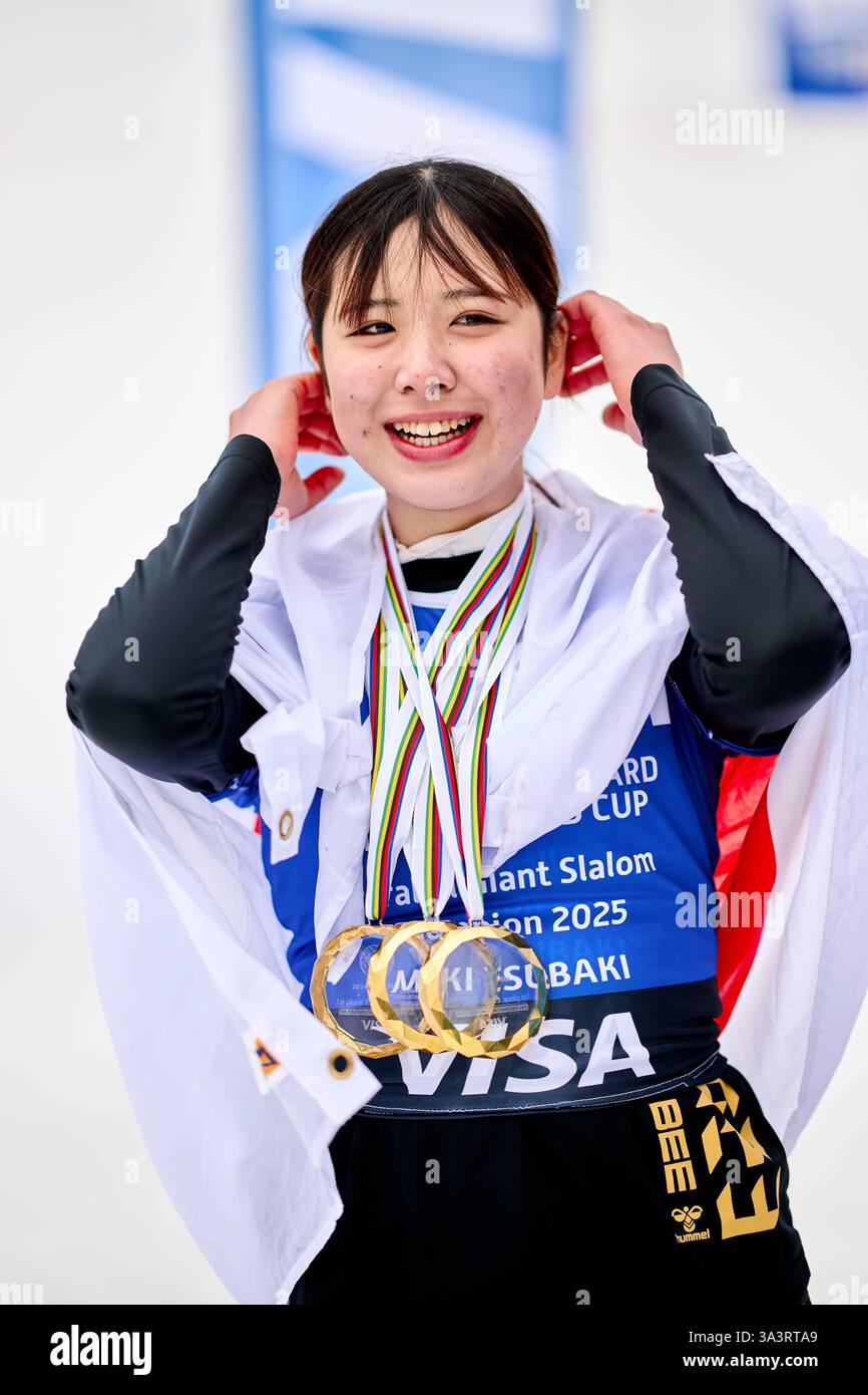 WINTERBERG, GERMANY - 15 MARCH, 2025: MIKI Tsubaki, JPN - VISA FIS ...