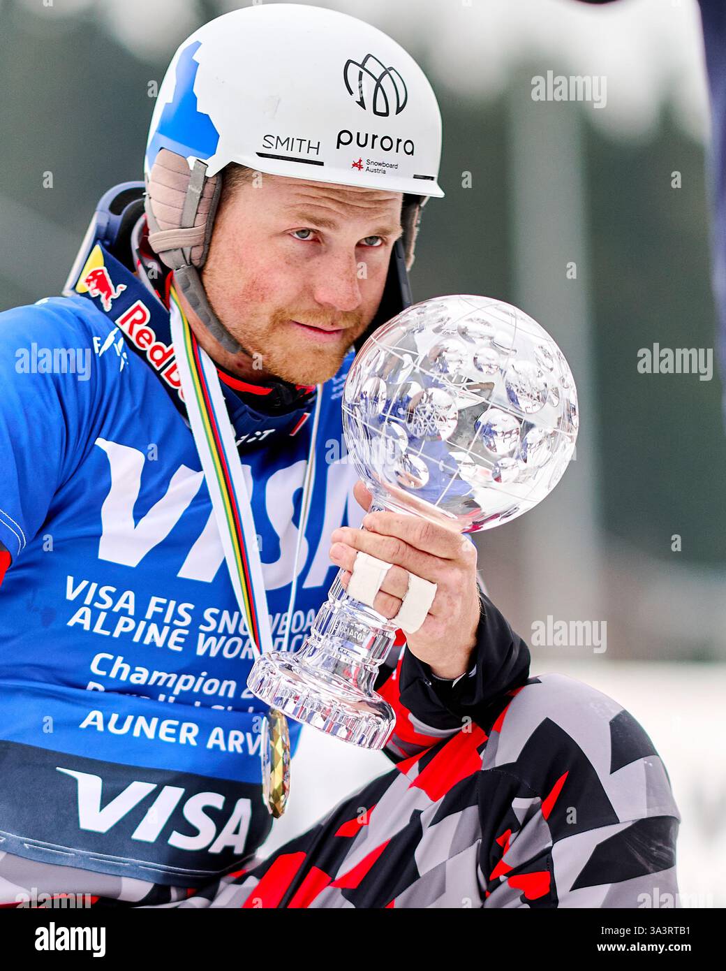 WINTERBERG, GERMANY - 15 MARCH, 2025: AUNER Arvid, AUT - VISA FIS ...