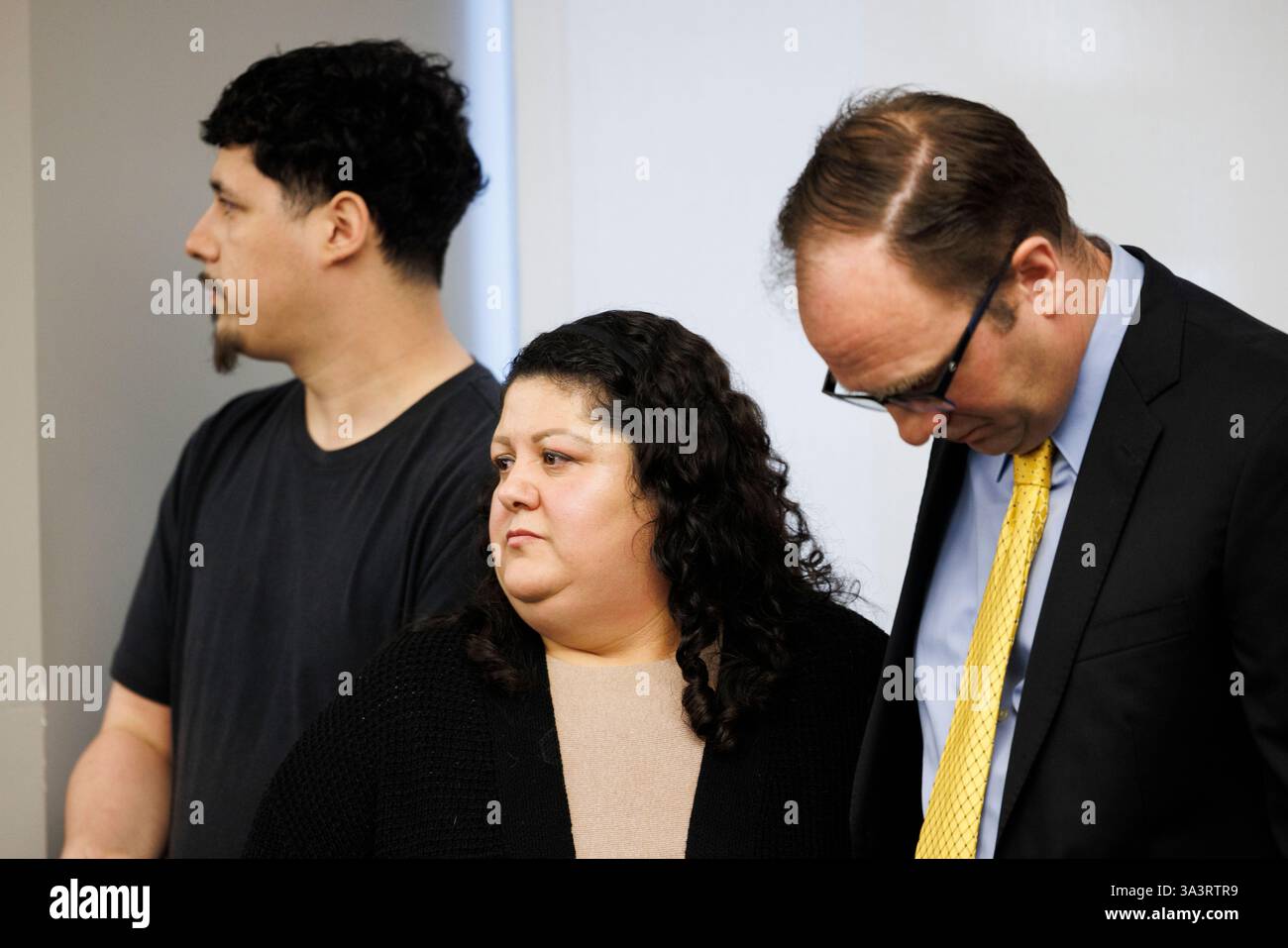 From left to right, Eduardo Orozco, Yolanda Orozco, son and wife of ...