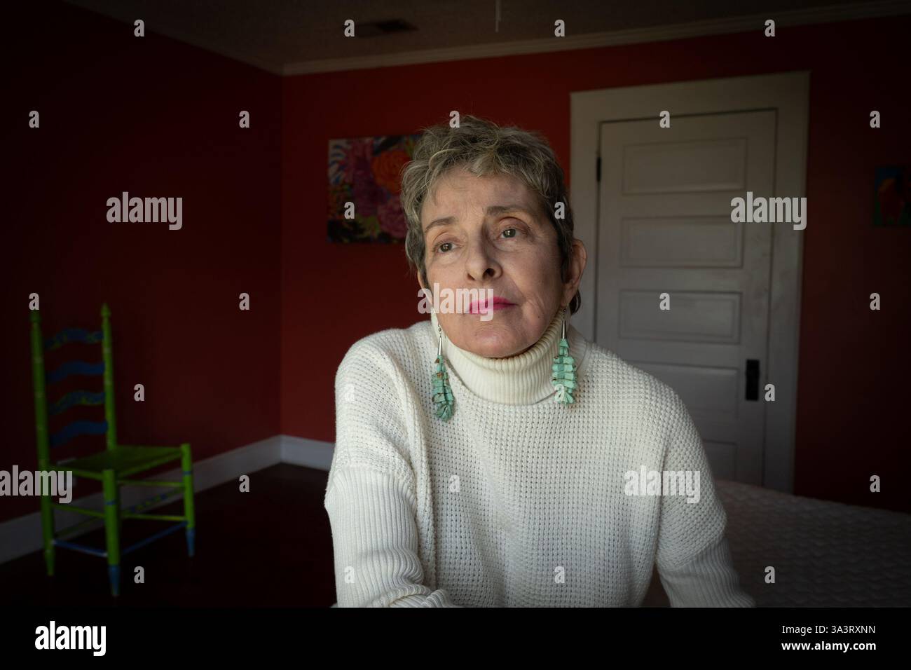 February 14, 2025, Birmingham, Alabama, USA: Diane Derzis at her home ...
