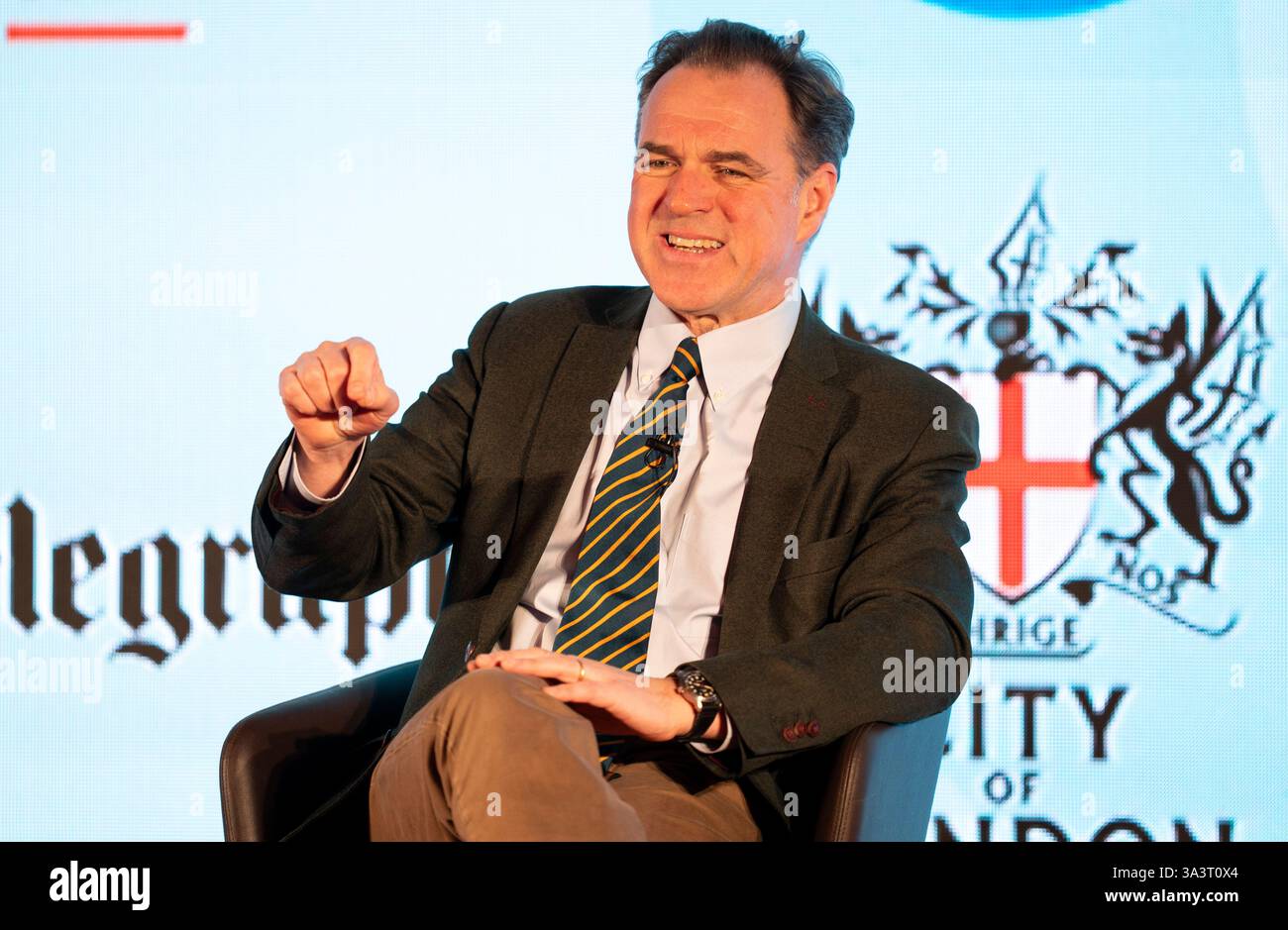 Professor Sir Niall Ferguson speaking at the Centre for Policy Studies ...