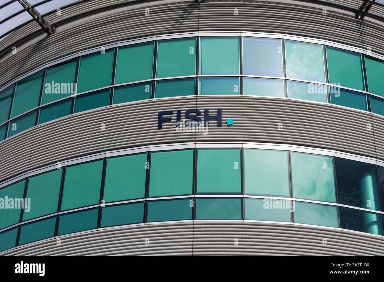 Fish and Richardson law firm sign and logo on the office building ...