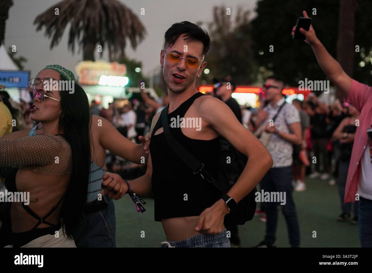Fans dance during the 25th edition of the Vive Latino music festival in ...