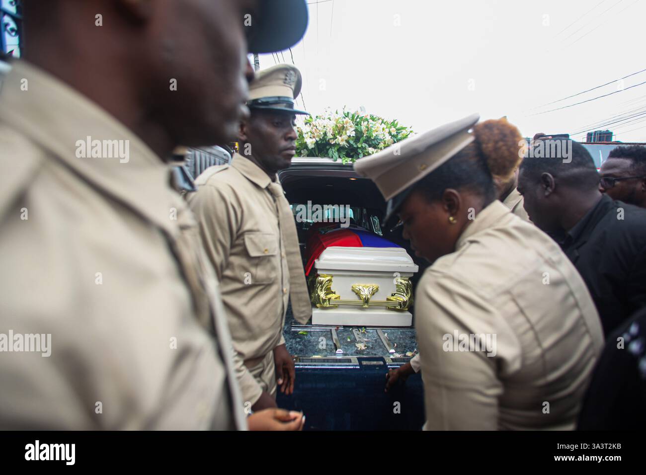 Port-au-Prince, Port-au-Prince, Haiti. 17th Mar, 2025. Funeral of two ...