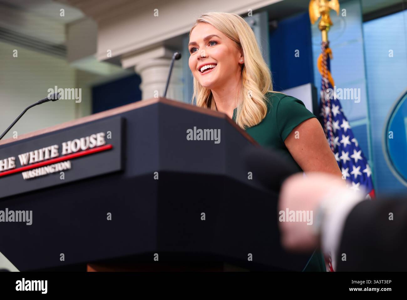 Washington, Dc, USA. 17th Mar, 2025. WASHINGTON - March 17 2025: White House Press Secretary ...