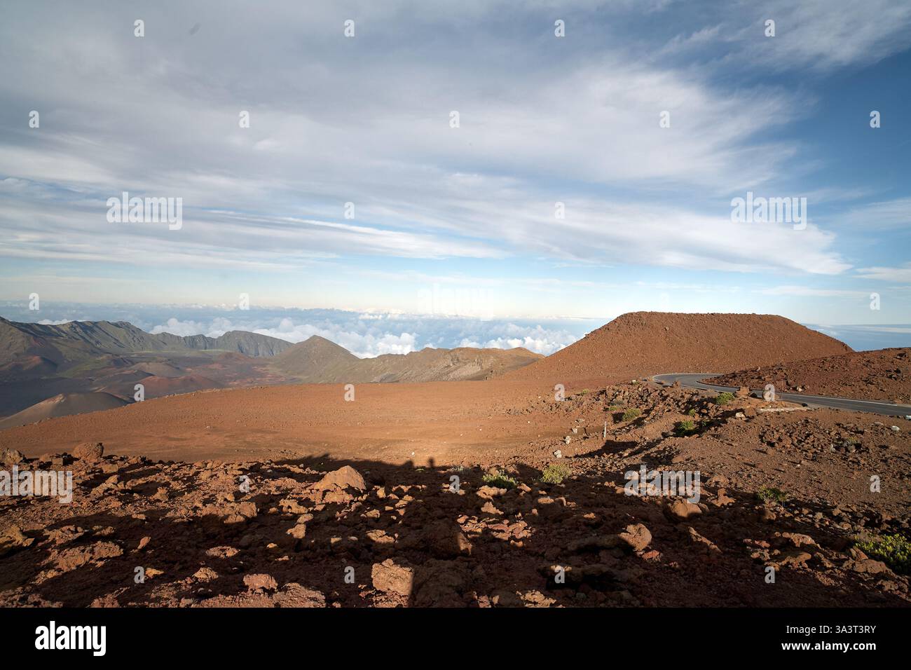 Barren landscape on top of Mt. Haleakala, Maui Stock Photo - Alamy