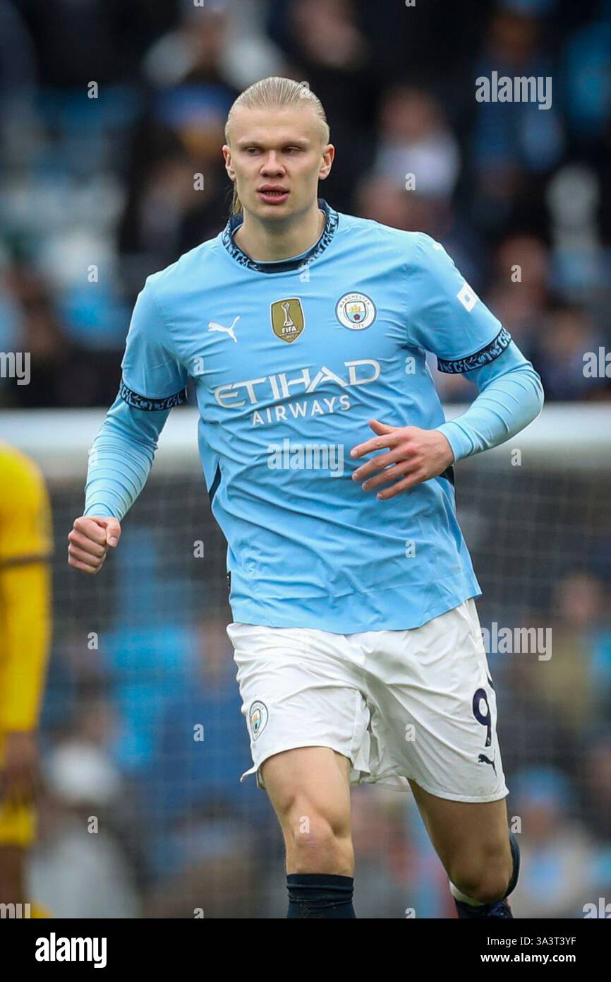 Manchester City forward Erling Haaland (9) Håland during the Manchester ...