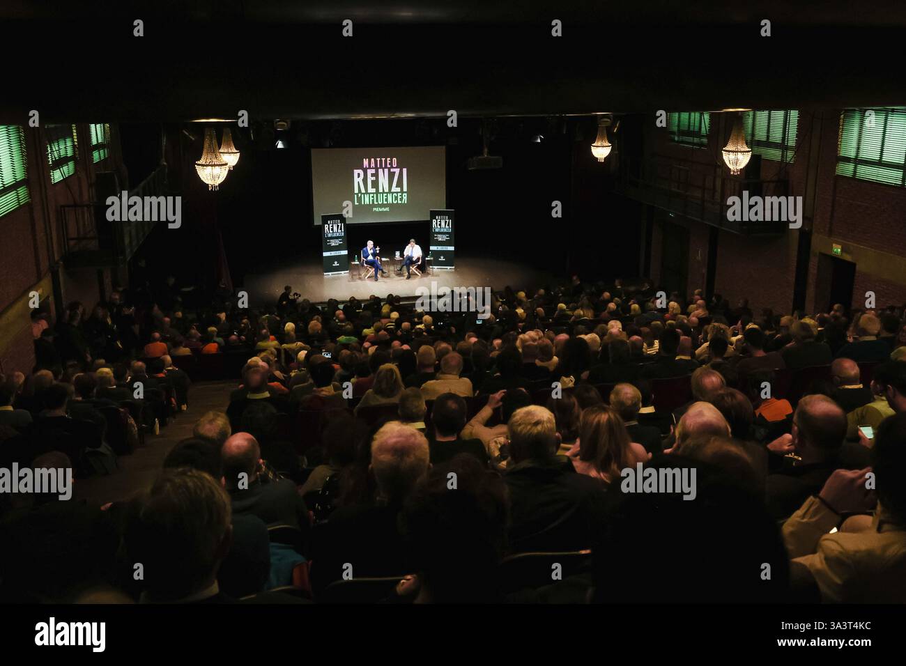 Milan, Italy. 17th Mar, 2025. Milan, Matteo Renzi presents the book L ...