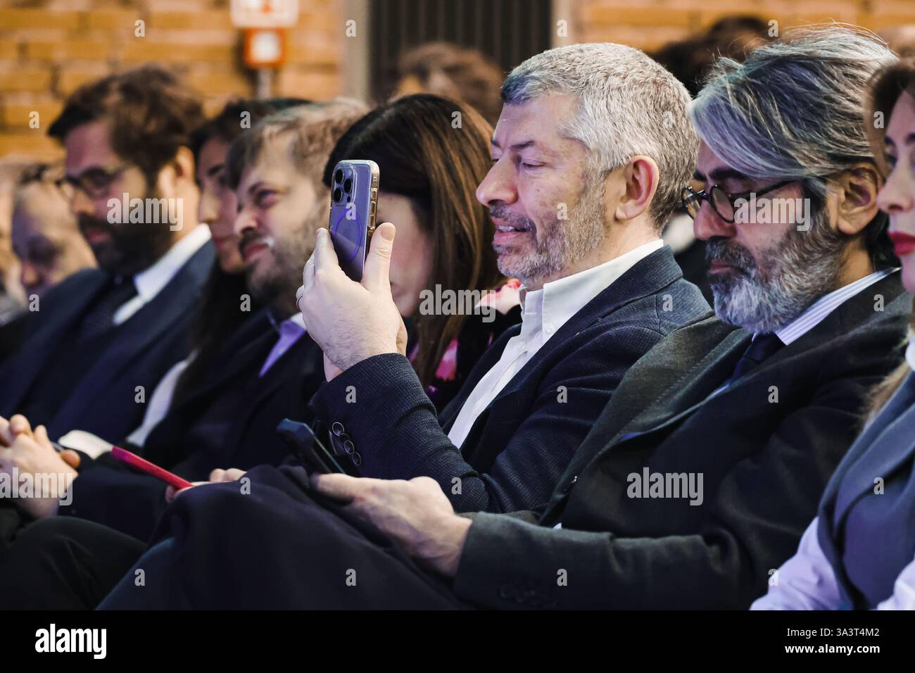 Milan, Italy. 17th Mar, 2025. Milan, Matteo Renzi presents the book L ...