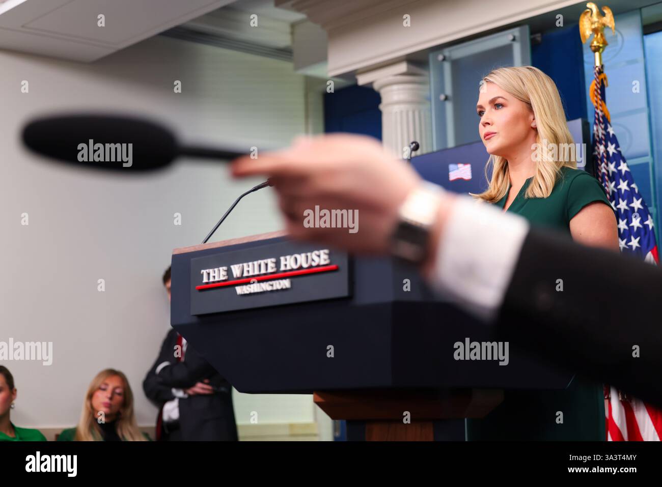 Washington, Dc, USA. 17th Mar, 2025. WASHINGTON - March 17 2025: White House Press Secretary ...
