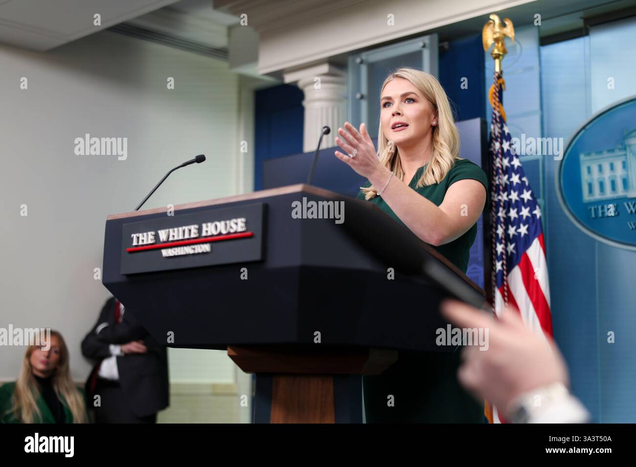 Washington, Dc, USA. 17th Mar, 2025. WASHINGTON - March 17 2025: White House Press Secretary ...