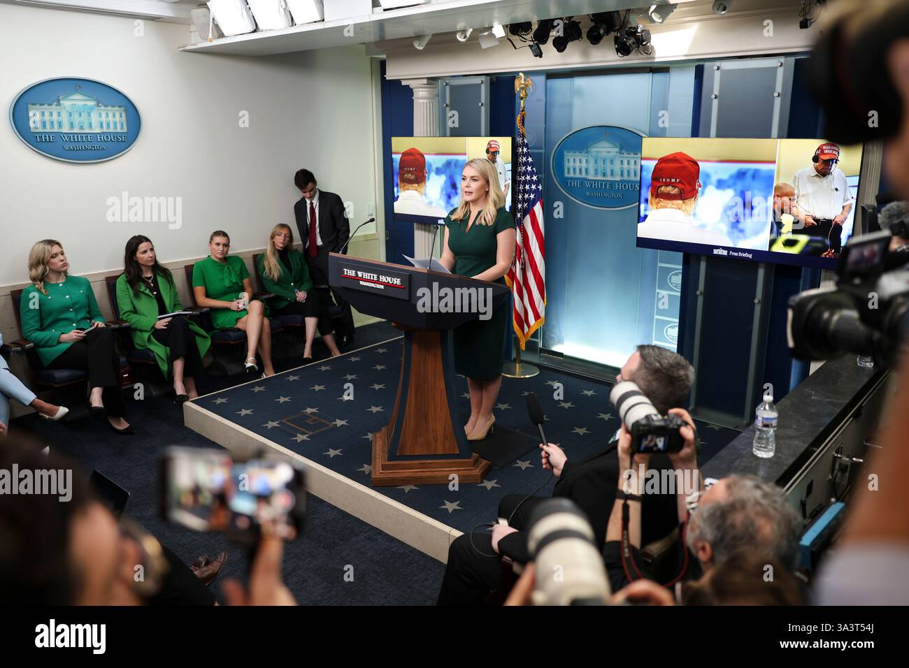 Washington, Dc, USA. 17th Mar, 2025. WASHINGTON - March 17 2025: White House Press Secretary ...