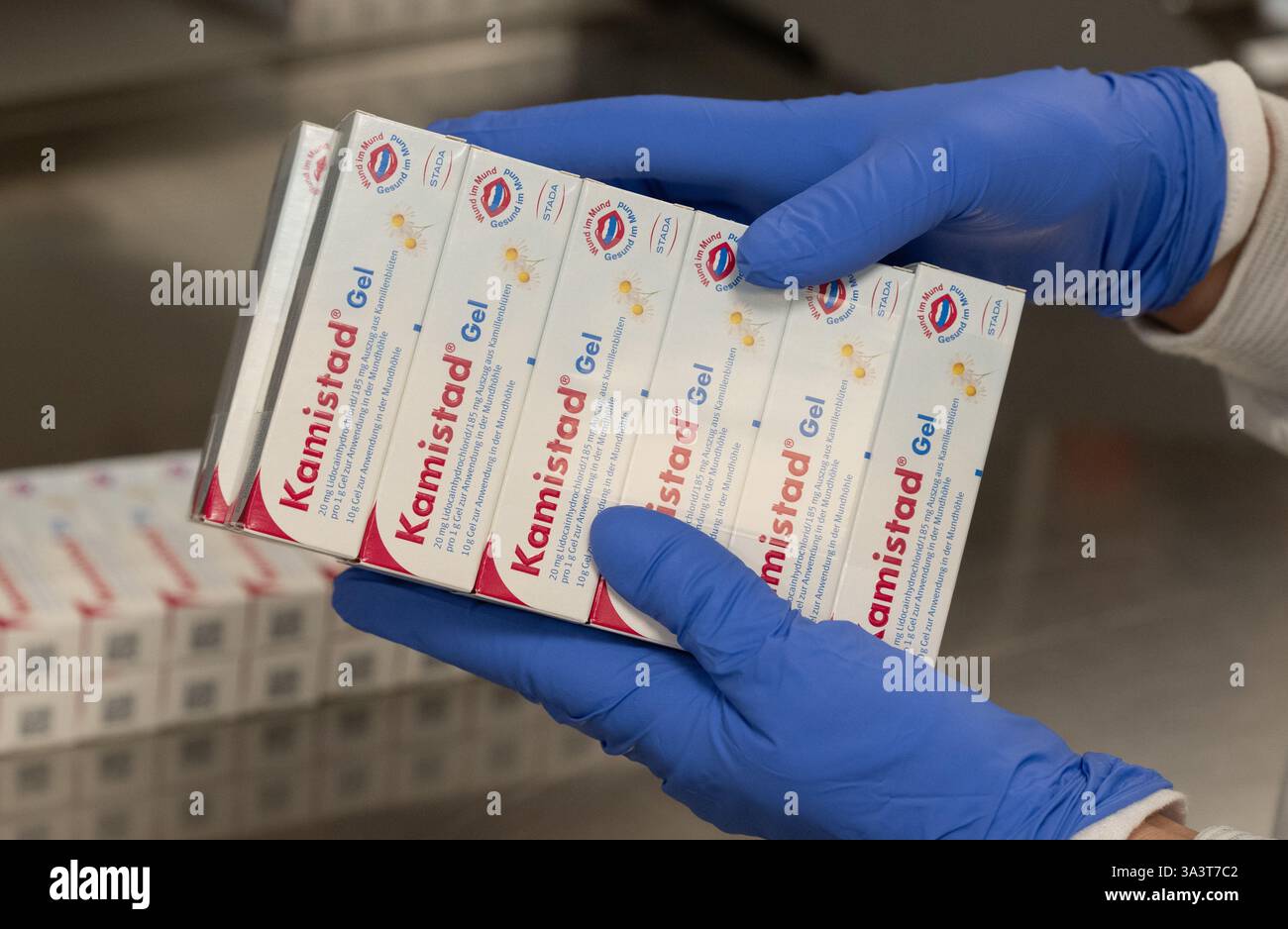 Bad Vilbel, Germany. 17th Mar, 2025. The medicine "Kamistad" is ...