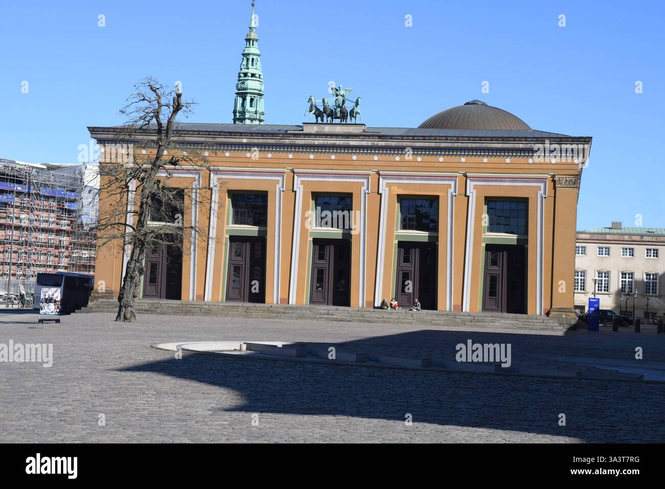 Copenhagen, Denmark /17 MARCH 2025/. Thorvaldsen museum building in ...