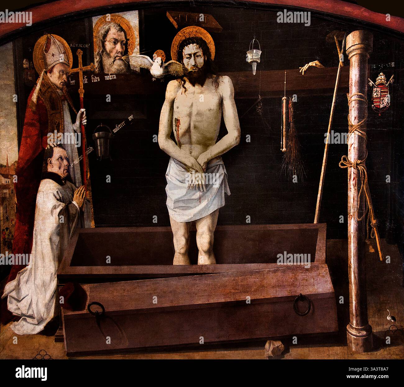 The Trinity with St. Agricolus: The Boulbon Altarpiece Christ of ...