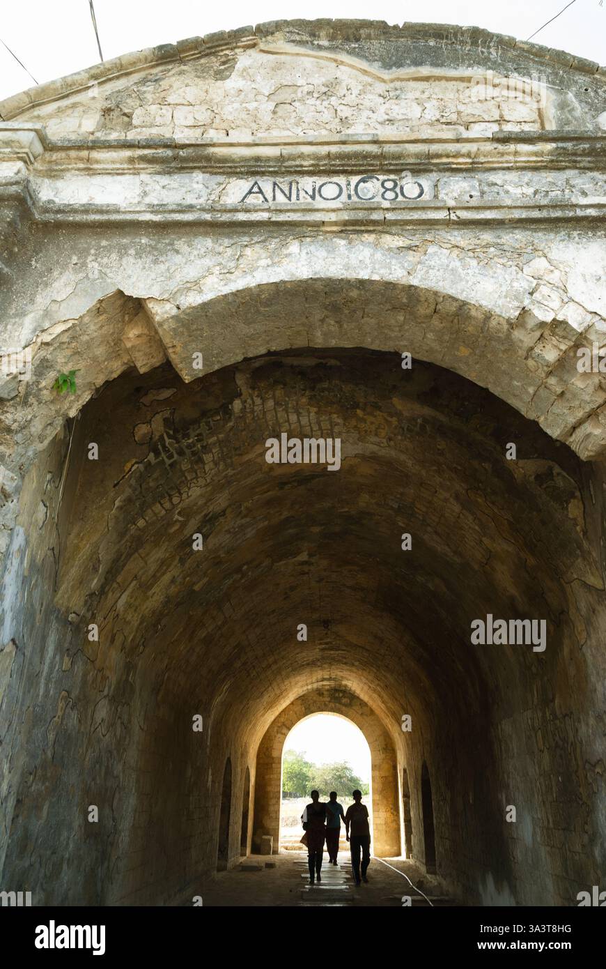 Ruins of Dutch Fort in Jaffna, Sri Lanka Stock Photo - Alamy