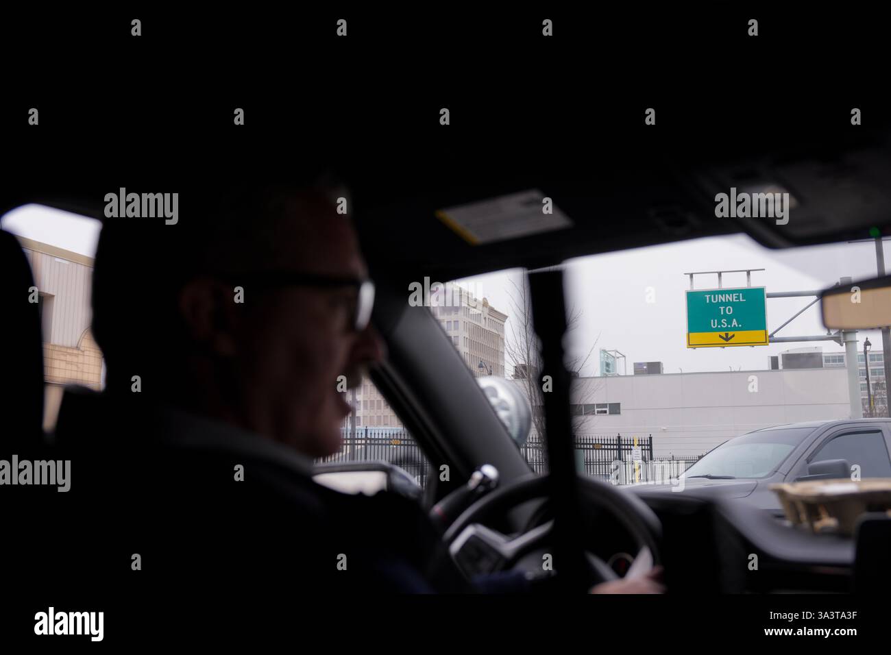 Windsor, Can. 07th Mar, 2025. Const. Ian Smith of the RCMP's Border ...