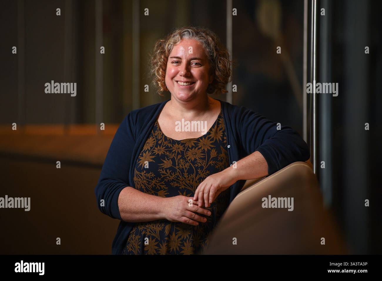 Brisbane, Australia. 17th Mar, 2025. Professor Sarah Medland poses for ...