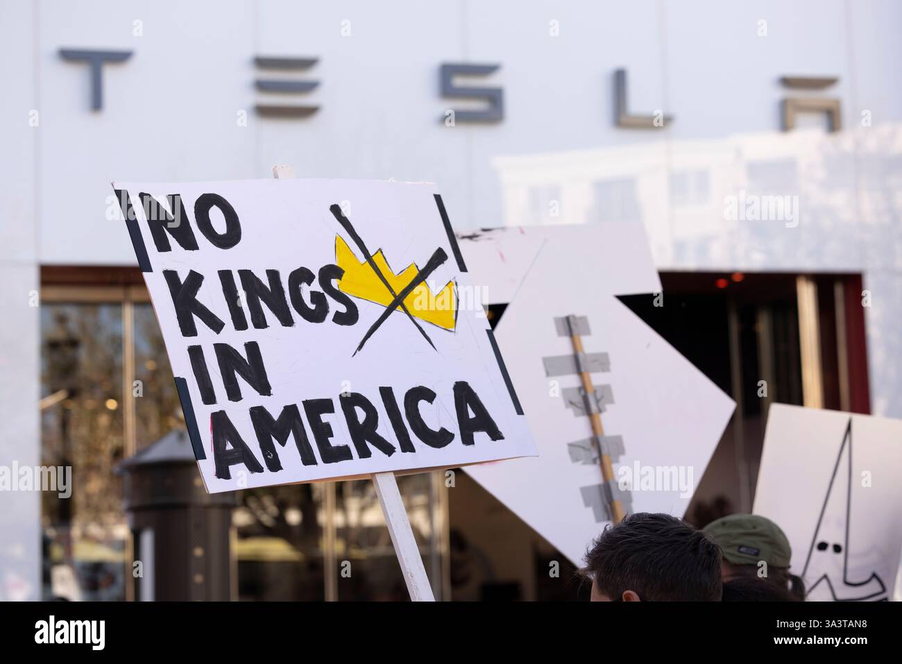Glendale, California, USA - March 15, 2025: People participate in a ...