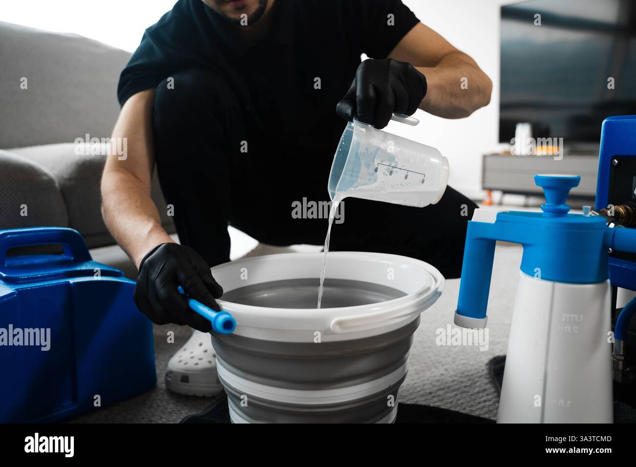 Removing stains and brightening up white furniture with oxygen bleach ...