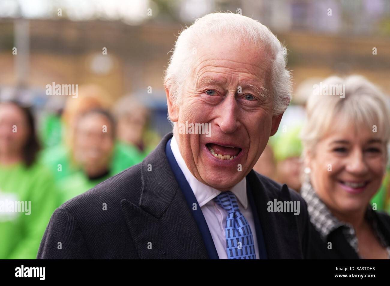 King Charles III arrives for the opening of the first Coronation Food ...