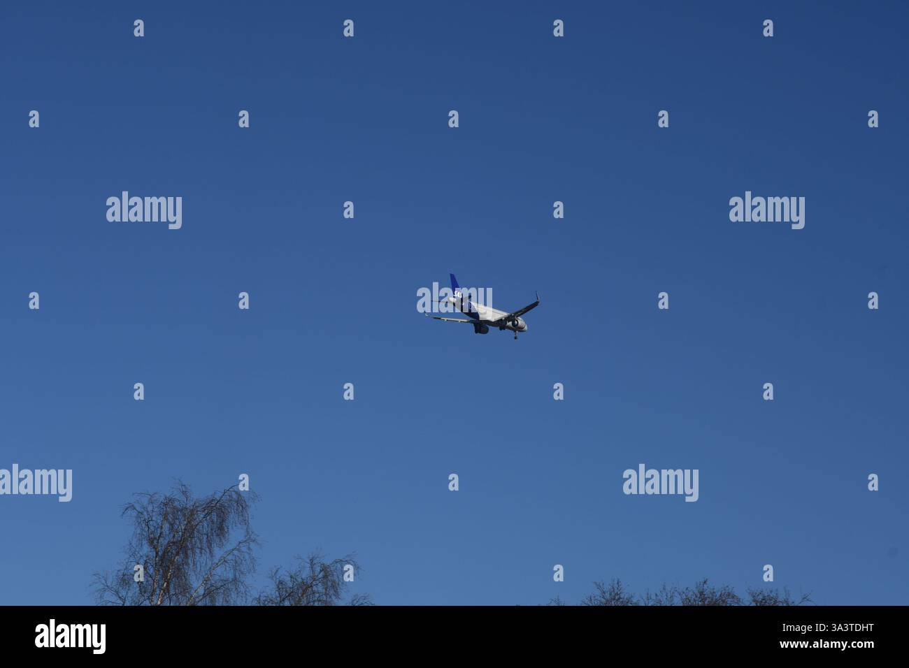 Copenhagen/ Denmark/17 MARCH 2025/SAS commercial flight landing in ...