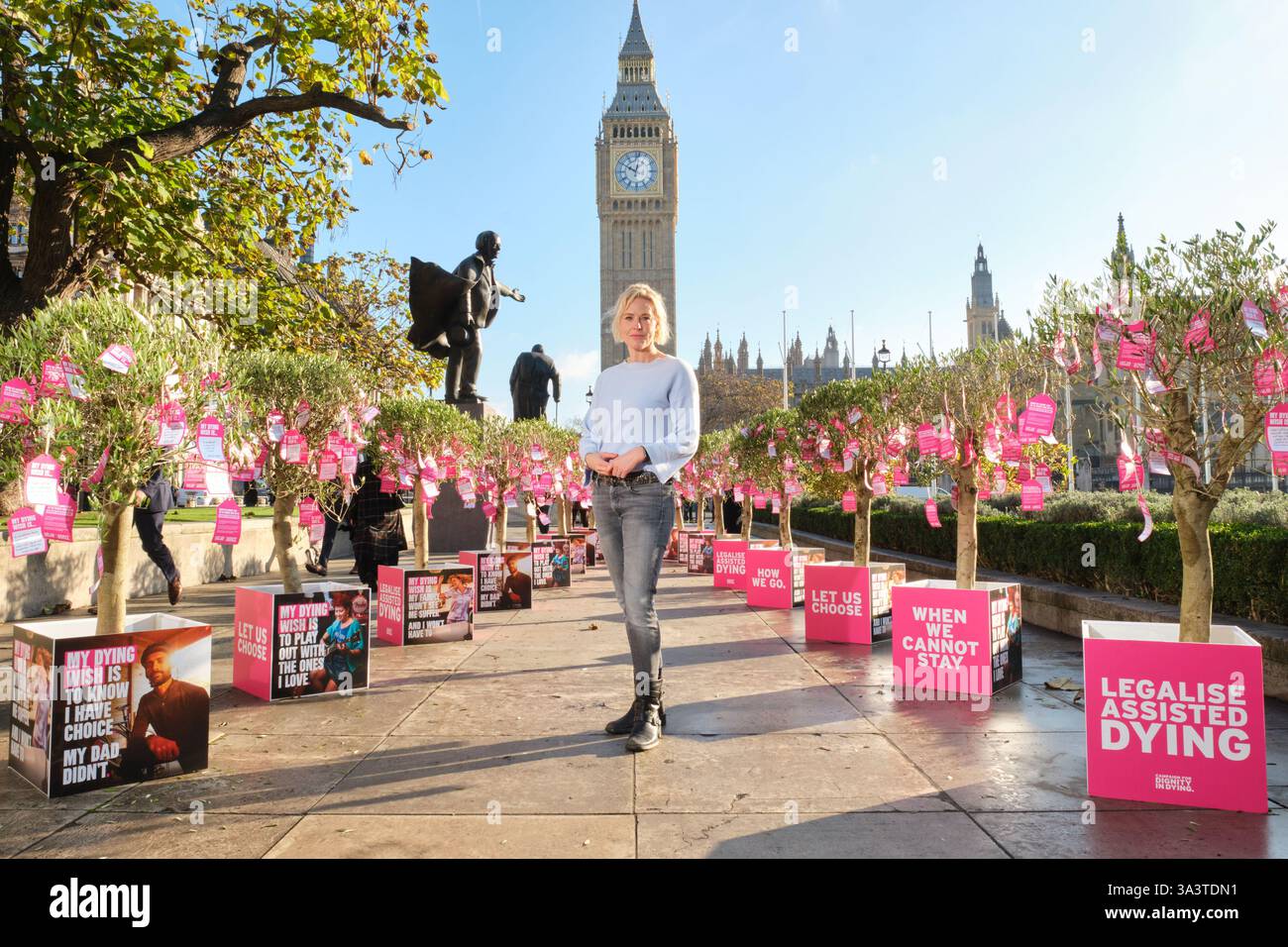EDITORIAL USE ONLY Dame Esther Rantzen's daughter Rebecca Willcox ...