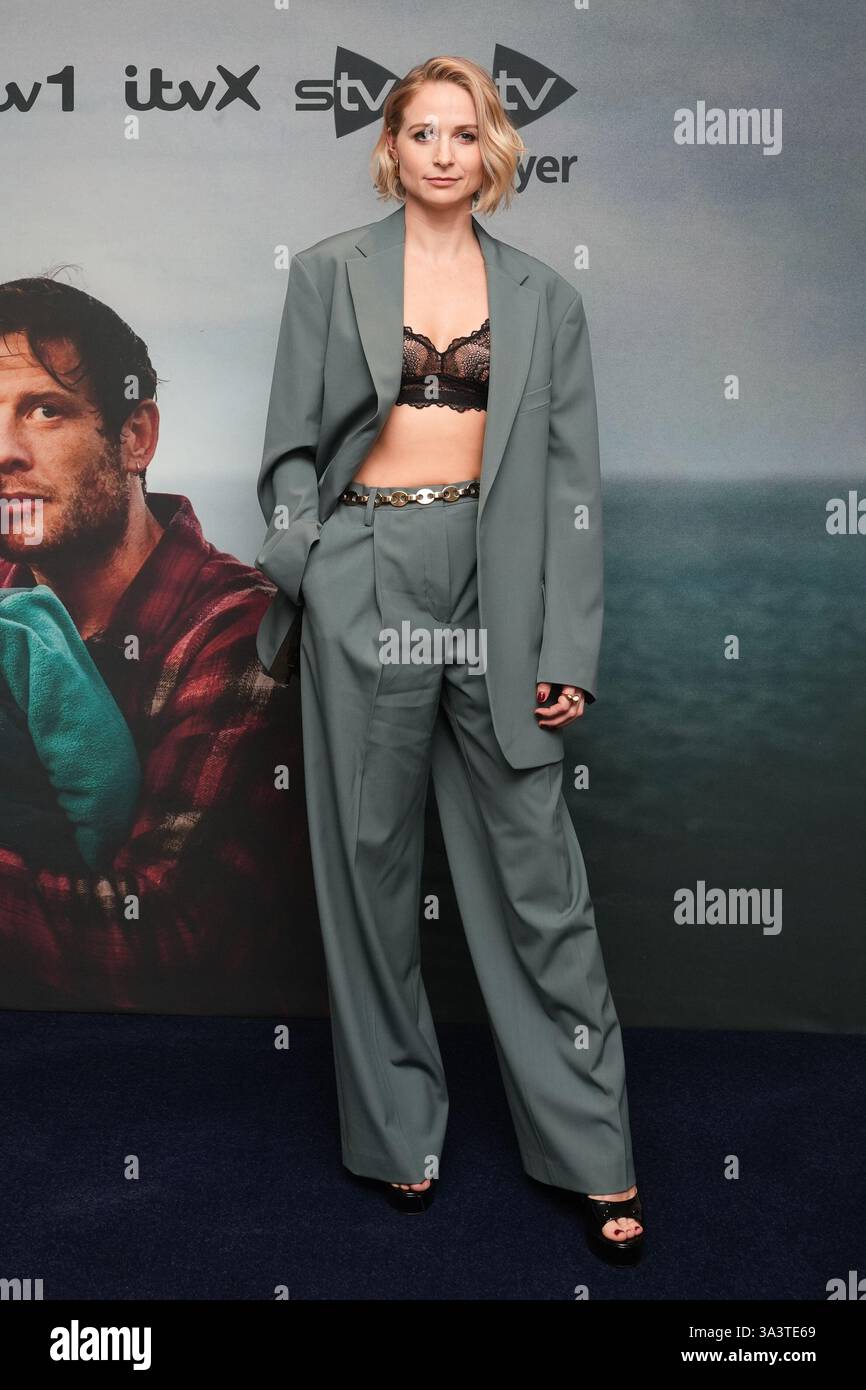 Niamh Algar during a photo call for ITV's new drama Playing Nice at the ...