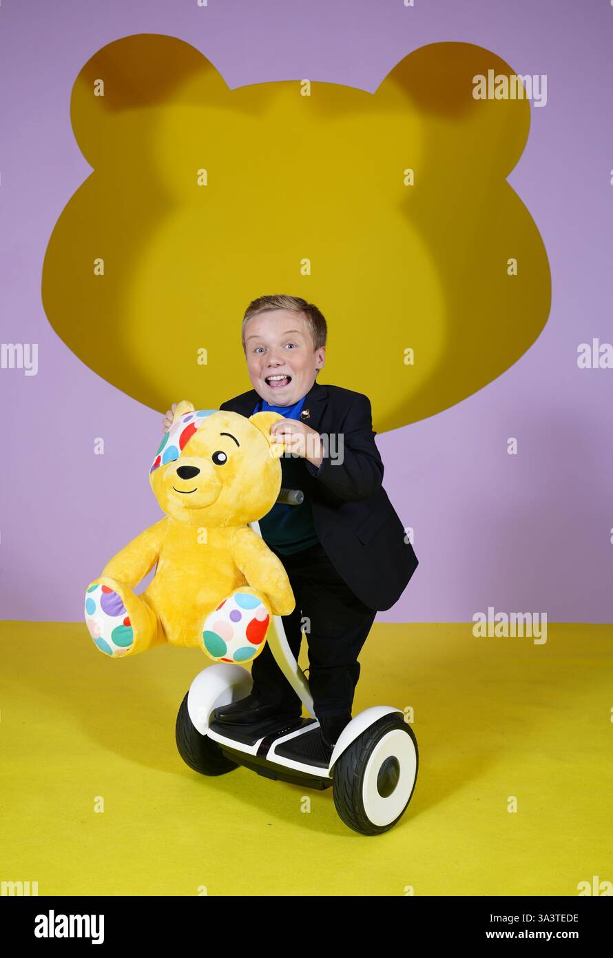 Lenny Rush at the BBC Children In Need appeal show at MediaCityUK in ...