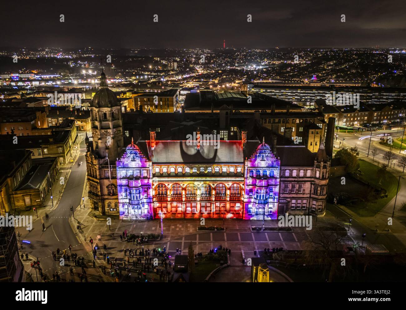 EMBARGOED TO 0001 MONDAY NOVEMBER 18 The Timekeepers, an art ...