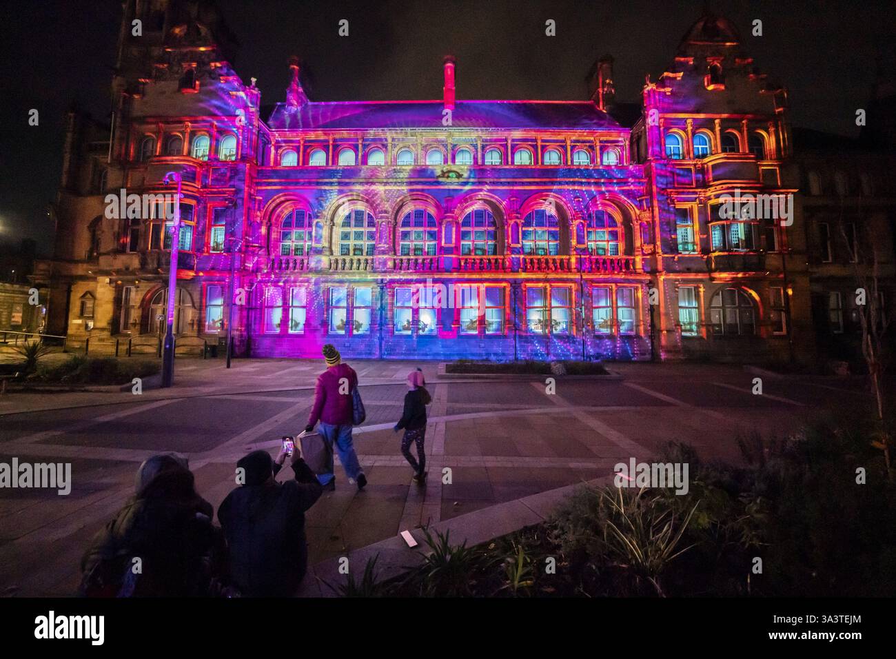 The Timekeepers, an art installation by Illuminos, that forms part of ...