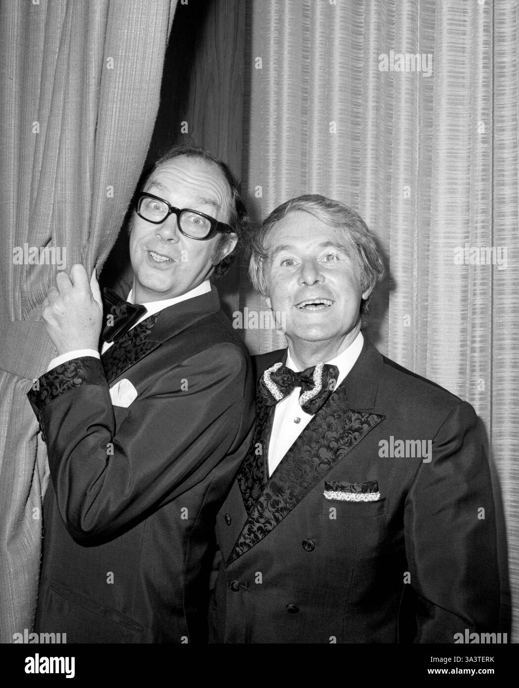 EMBARGOED TO 0001 MONDAY NOVEMBER 18 Undated file photo of Comedy duo Eric Morecambe (left) and ...