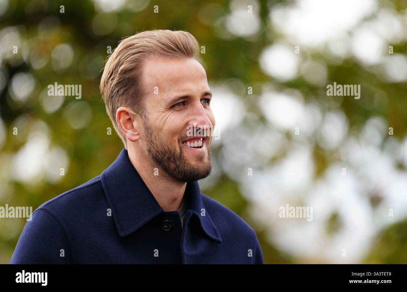 Harry Kane during the unveiling of a statue of himself at The Peter May ...