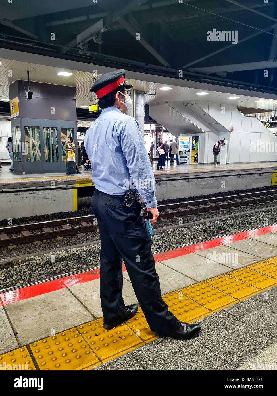 Station staff railroad in hi-res stock photography and images - Alamy