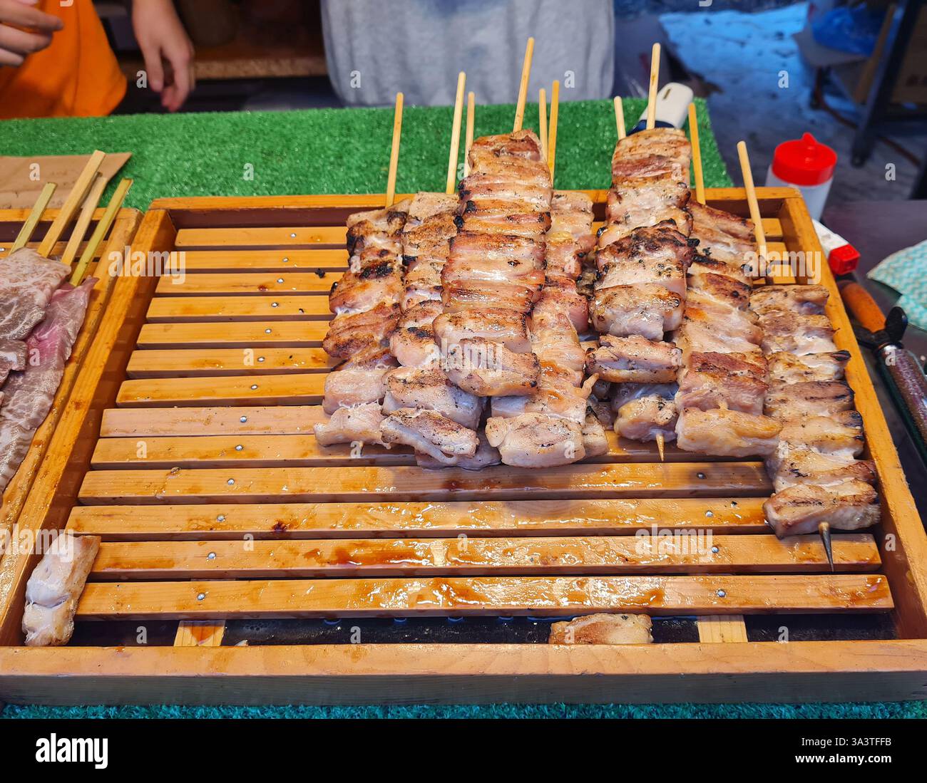 Yakitori Skewers Chicken Skewers Are A Popular Japanese Food With