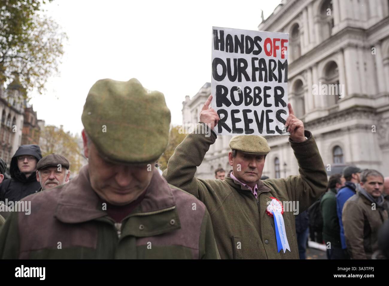 Farmers protest in central London over the changes to inheritance tax ...