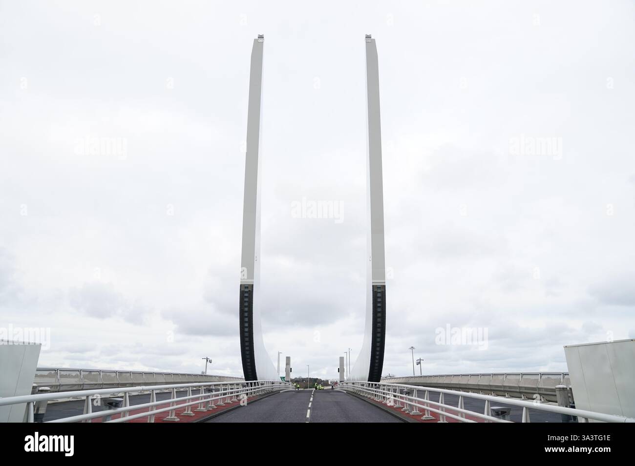 The official opening by the Princess Royal of the Gull Wing Bridge in ...