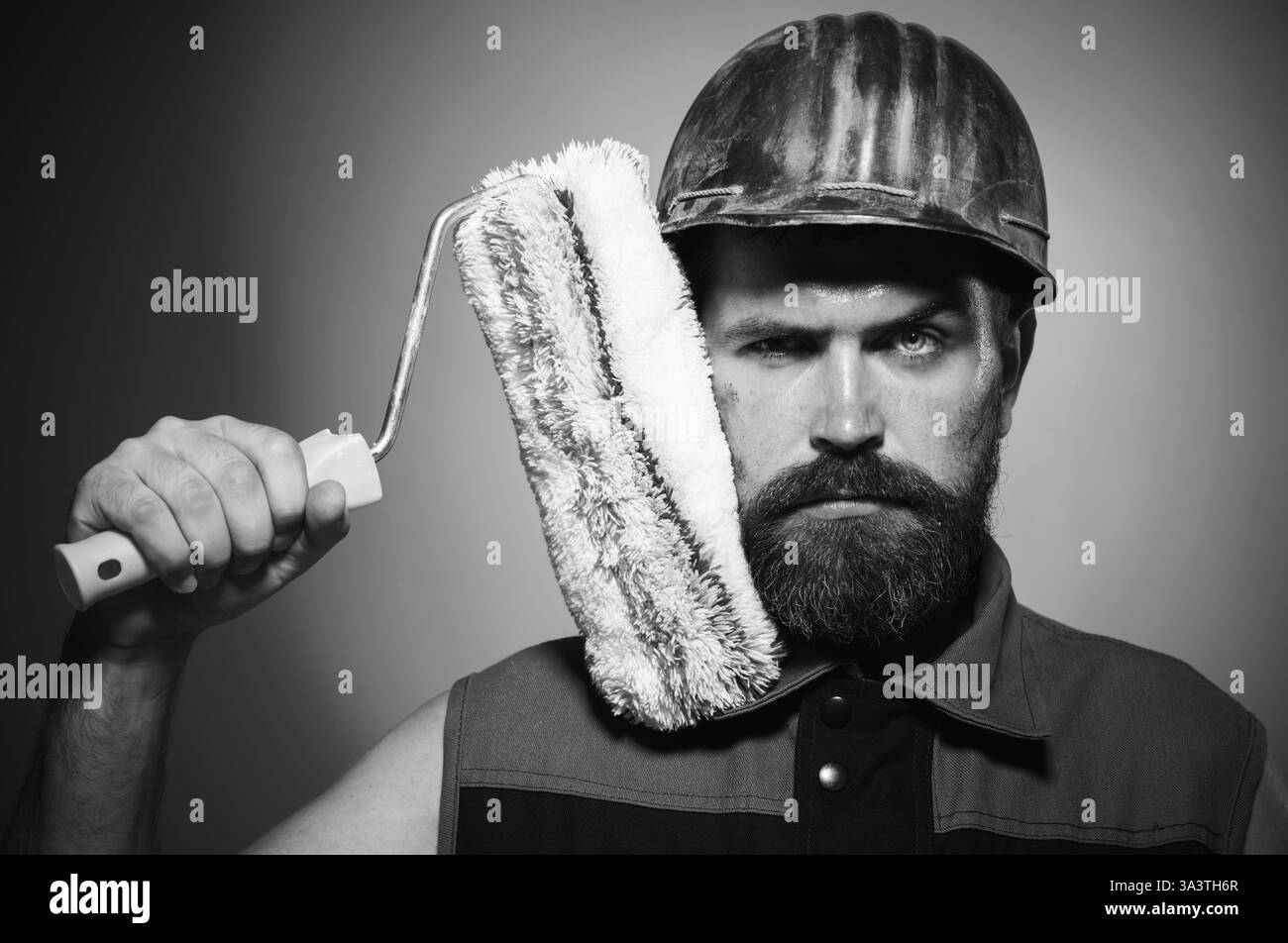 Paint assortment Black and White Stock Photos & Images - Alamy