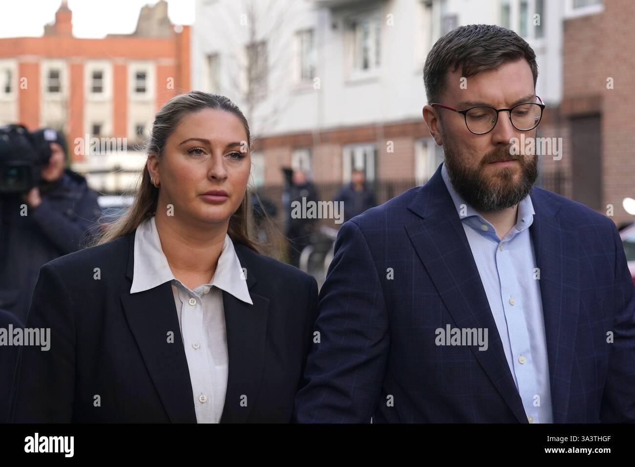 Nikita Ni Laimhin, who is also known as Nikita Hand, outside the High ...