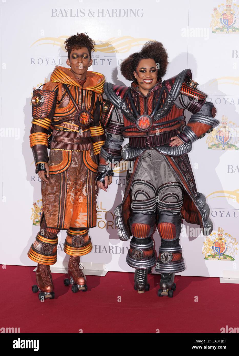 Starlight Express cast members arrive for the Royal Variety Performance ...