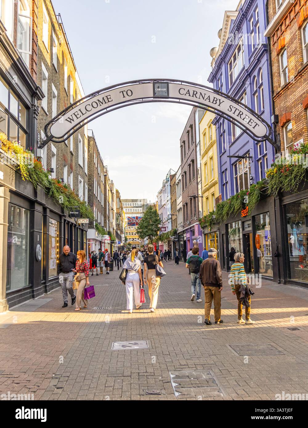 London, UK- September 19, 2024: Welcome to the vibrant Carnaby Street ...