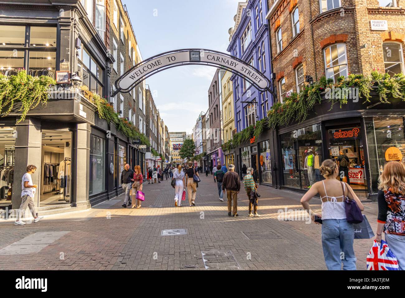 London, UK- September 19, 2024: Welcome to the vibrant Carnaby Street ...