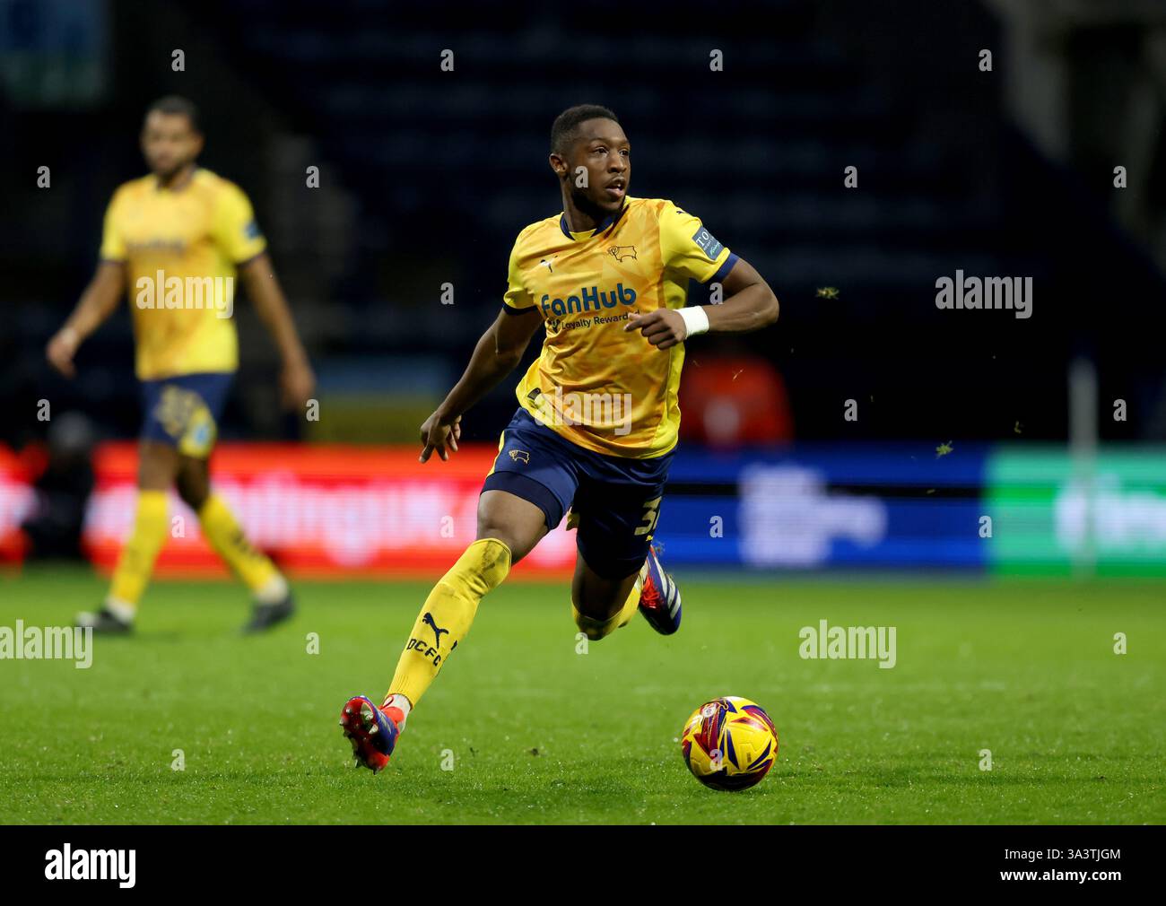 Derby County's Ebou Adams during the Sky Bet Championship match at ...