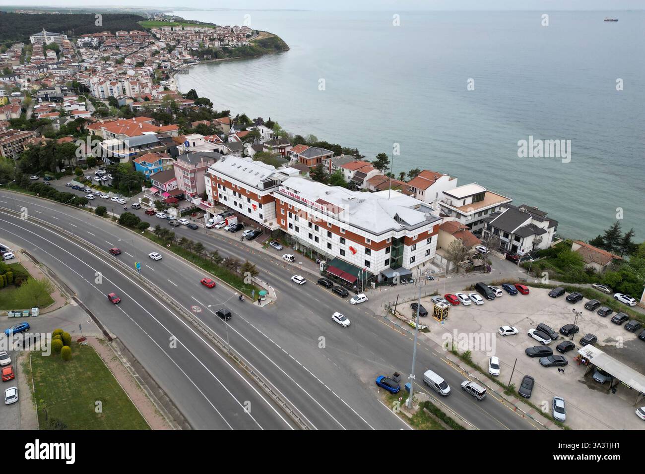 aerial view of Tekirdag Yasam Hospital in Turkey Stock Photo - Alamy