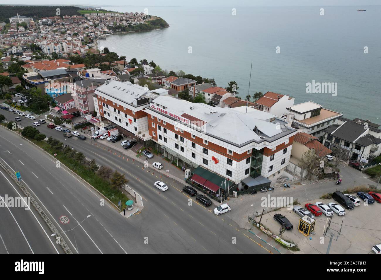 aerial view of Tekirdag Yasam Hospital in Turkey Stock Photo - Alamy
