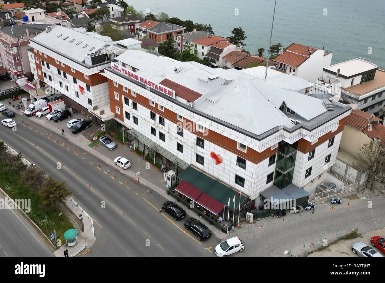 aerial view of Tekirdag Yasam Hospital in Turkey Stock Photo - Alamy